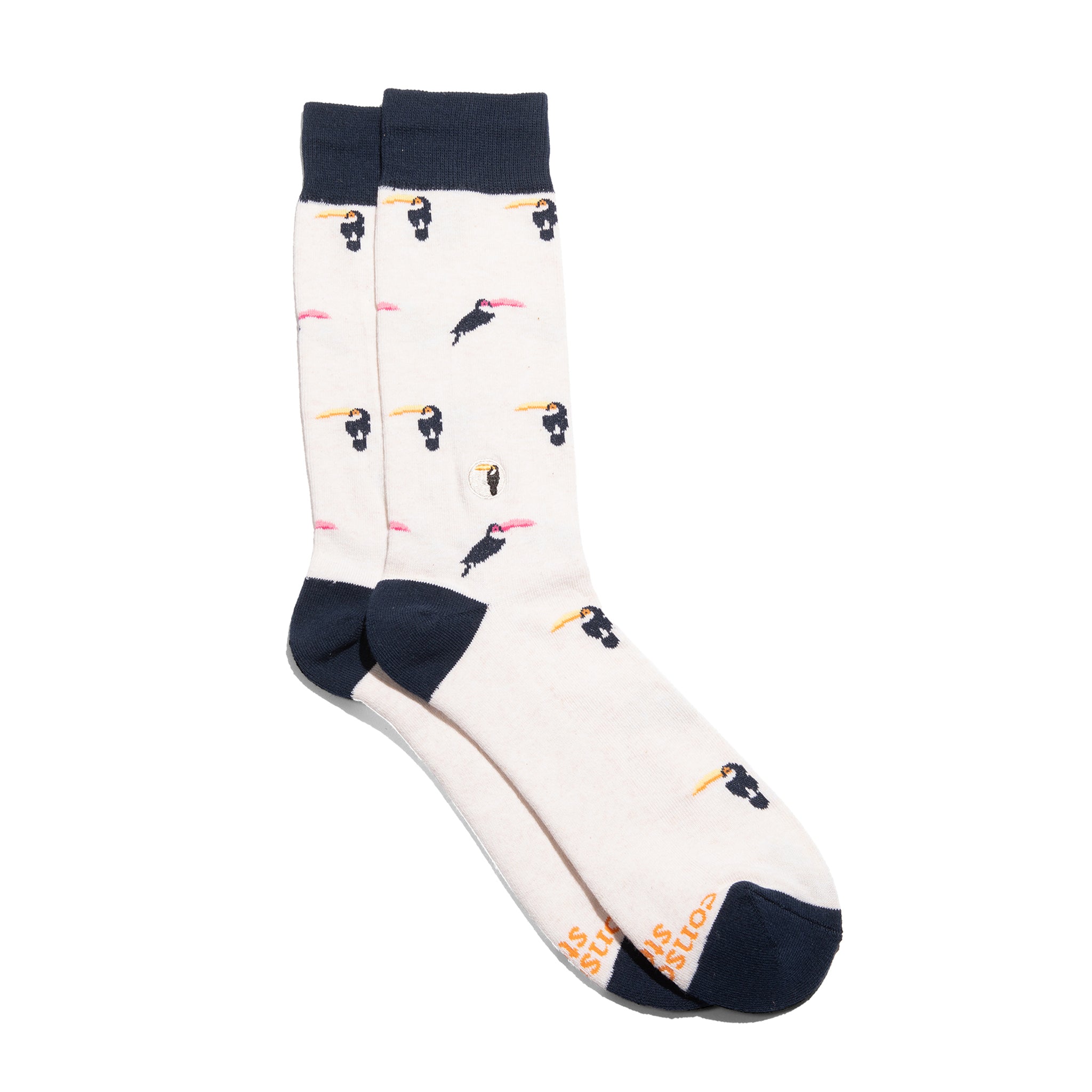 Socks that Protect Toucans - New | Eco Friendly Crew Socks