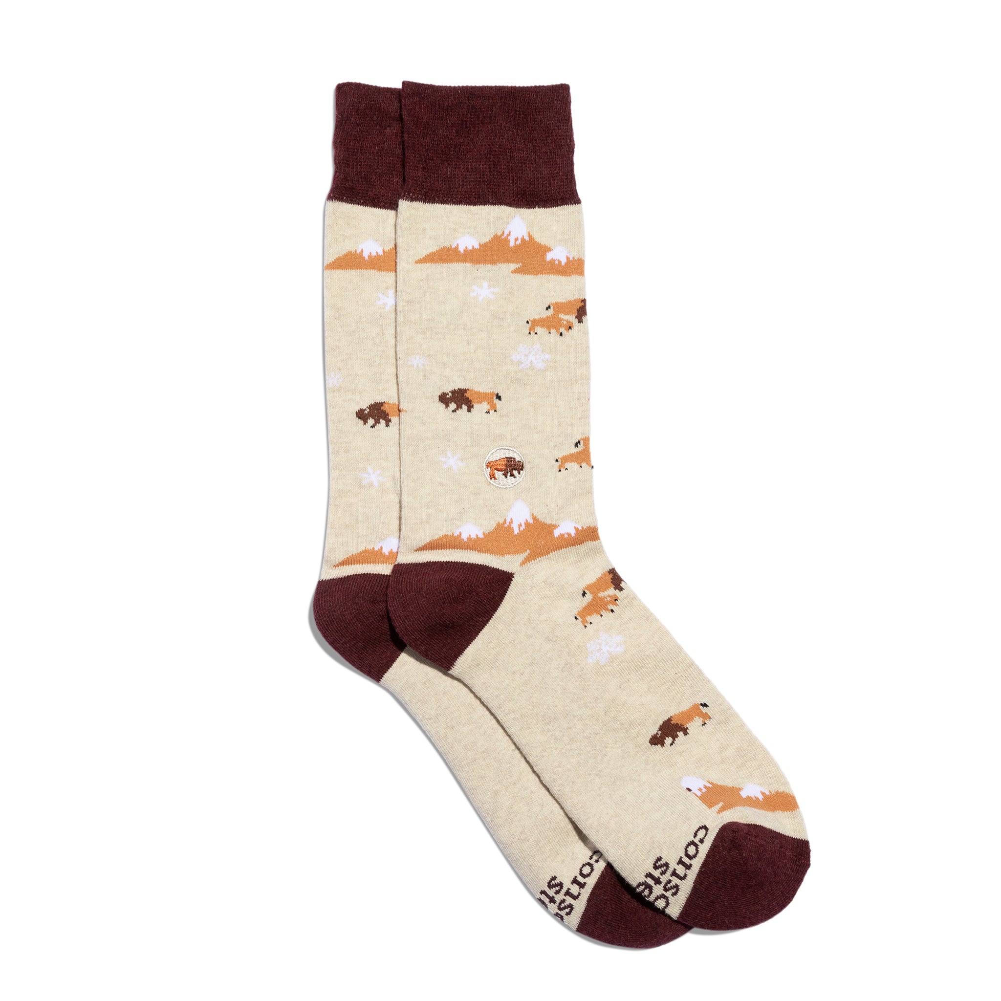 Socks that Protect Bison | Eco Friendly Socks | Conscious Step