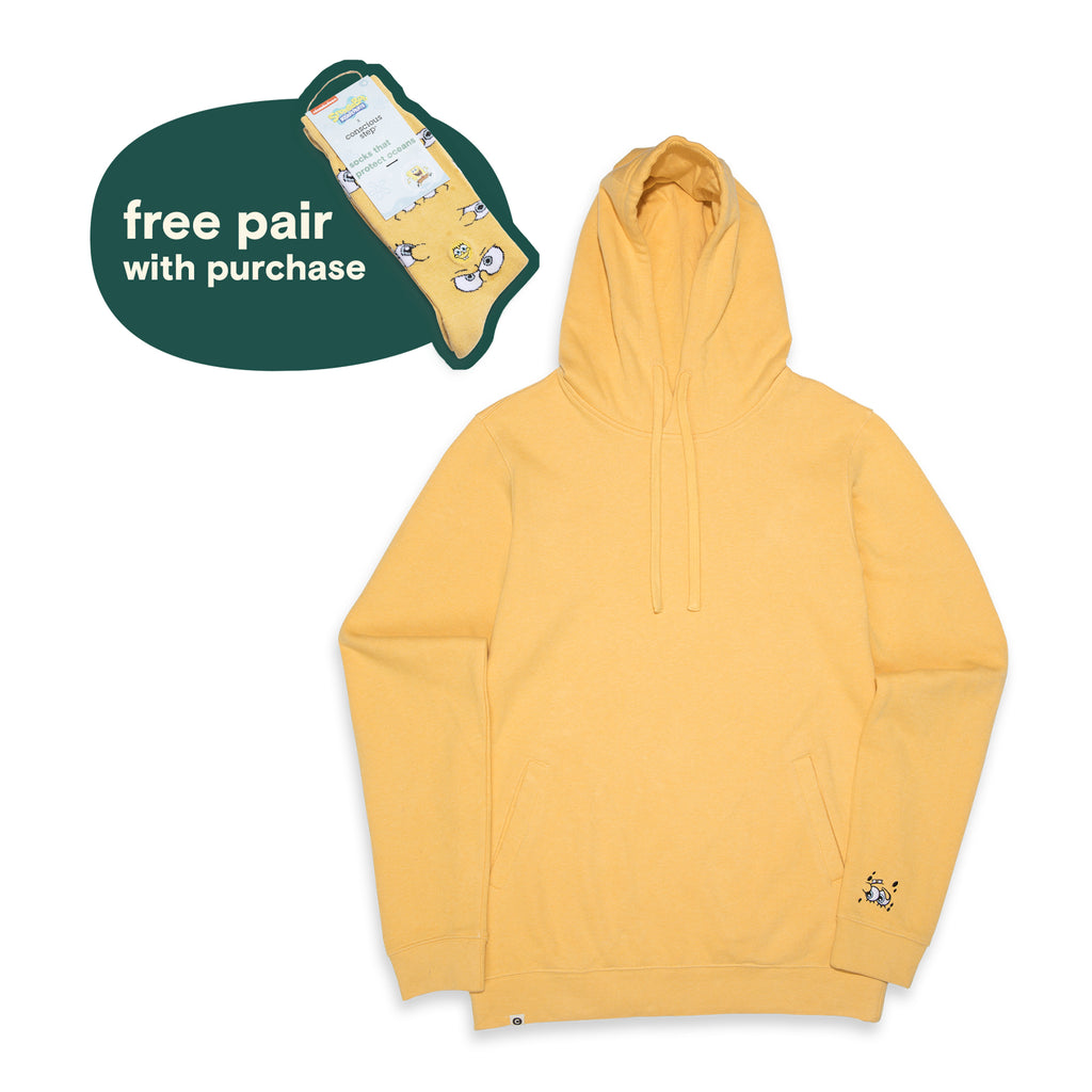 SpongeBob Protect Oceans Hooded Sweatshirt - SpongeBob Yellow ...