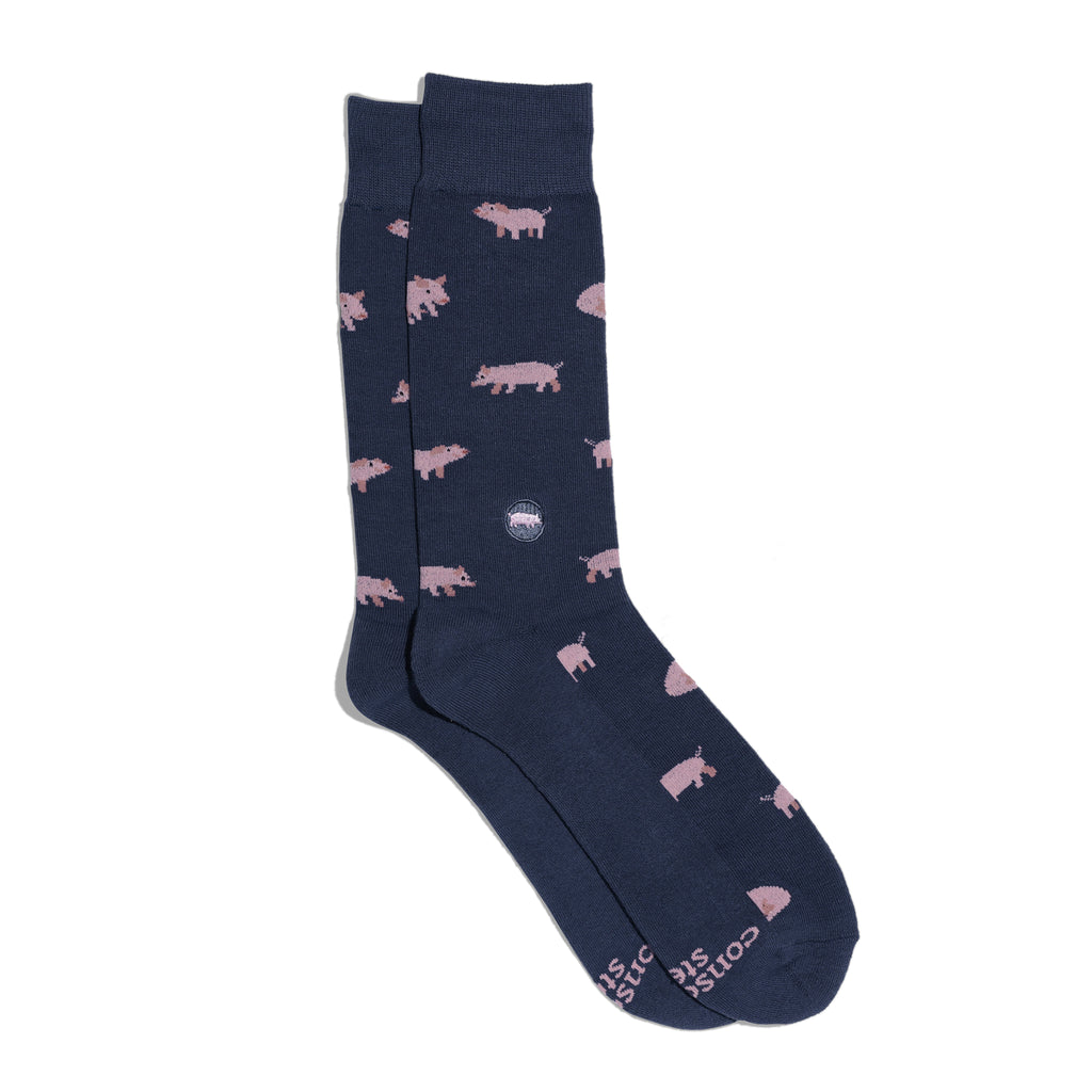 Socks that Save Pigs | Eco Friendly Socks | Conscious Step