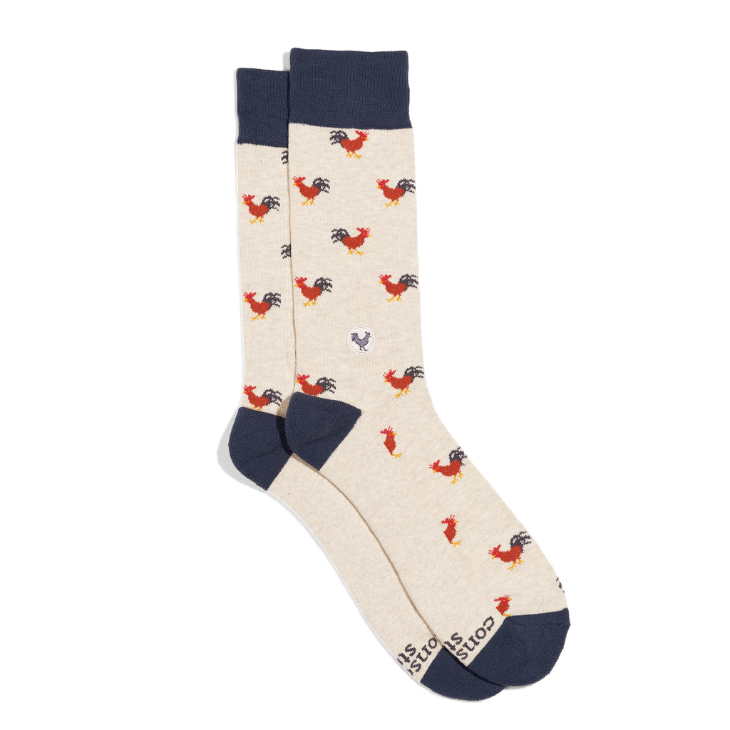 Socks that Save Roosters | Eco Friendly Socks | Conscious Step