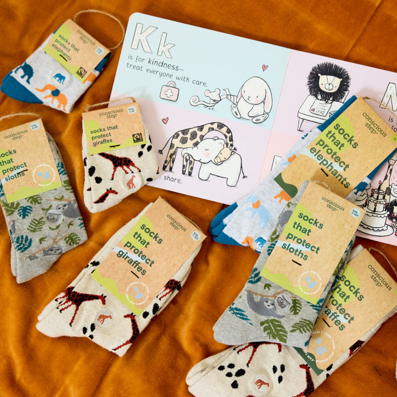 Sustainable, Organic, Charitable Socks | Shop at Conscious Step