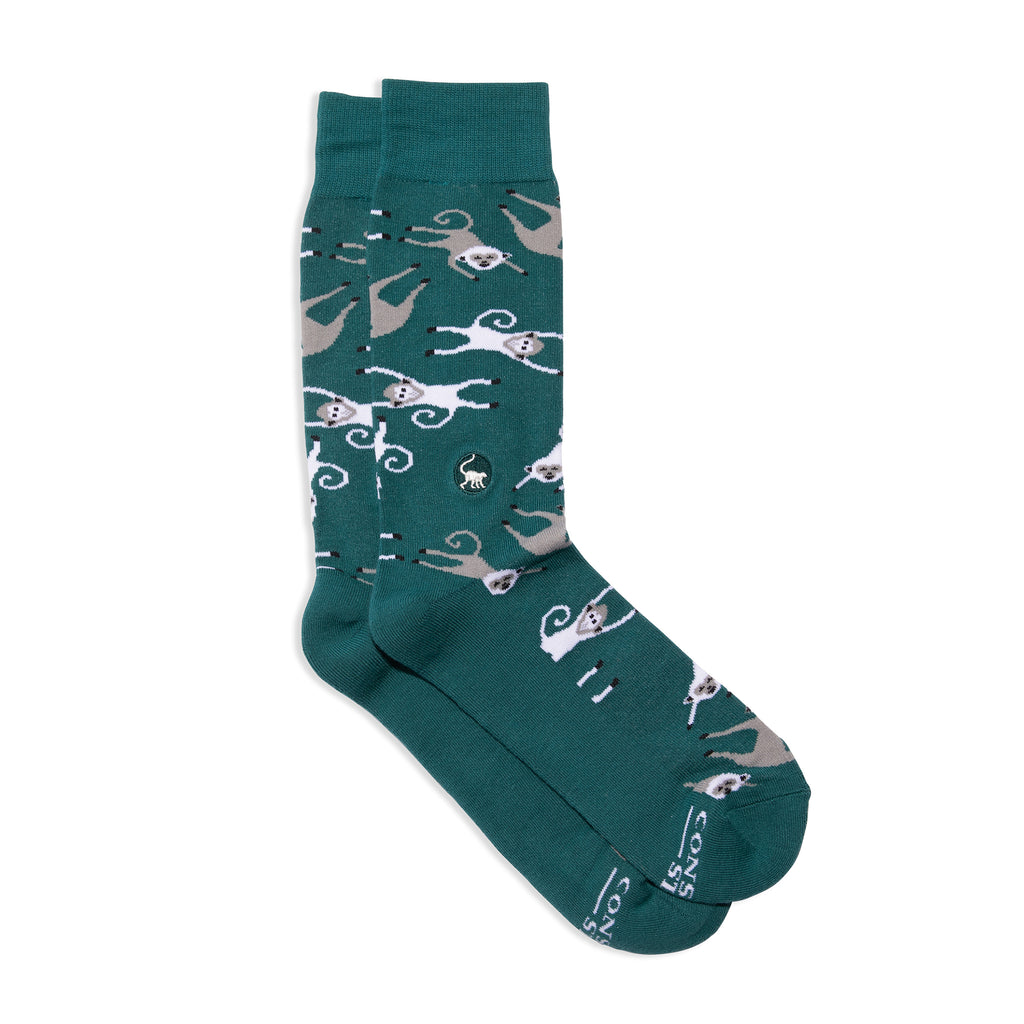 Socks that Protect Monkeys | Charity Socks | Conscious Step