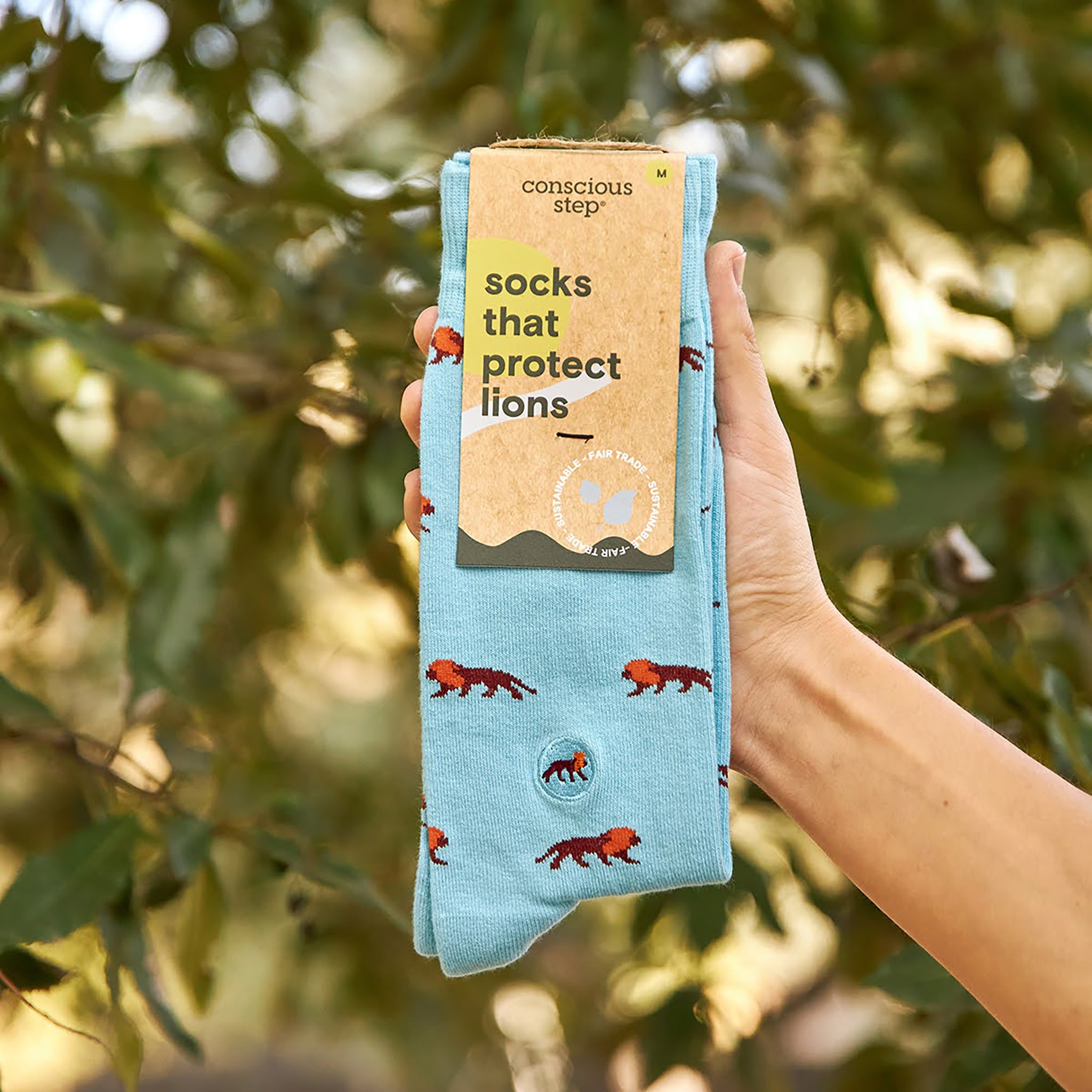 Socks that Protect Lions | Eco Friendly Socks | Conscious Step
